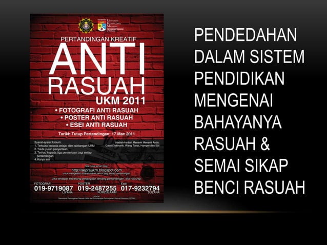 Isu rasuah di malaysia | PPTX