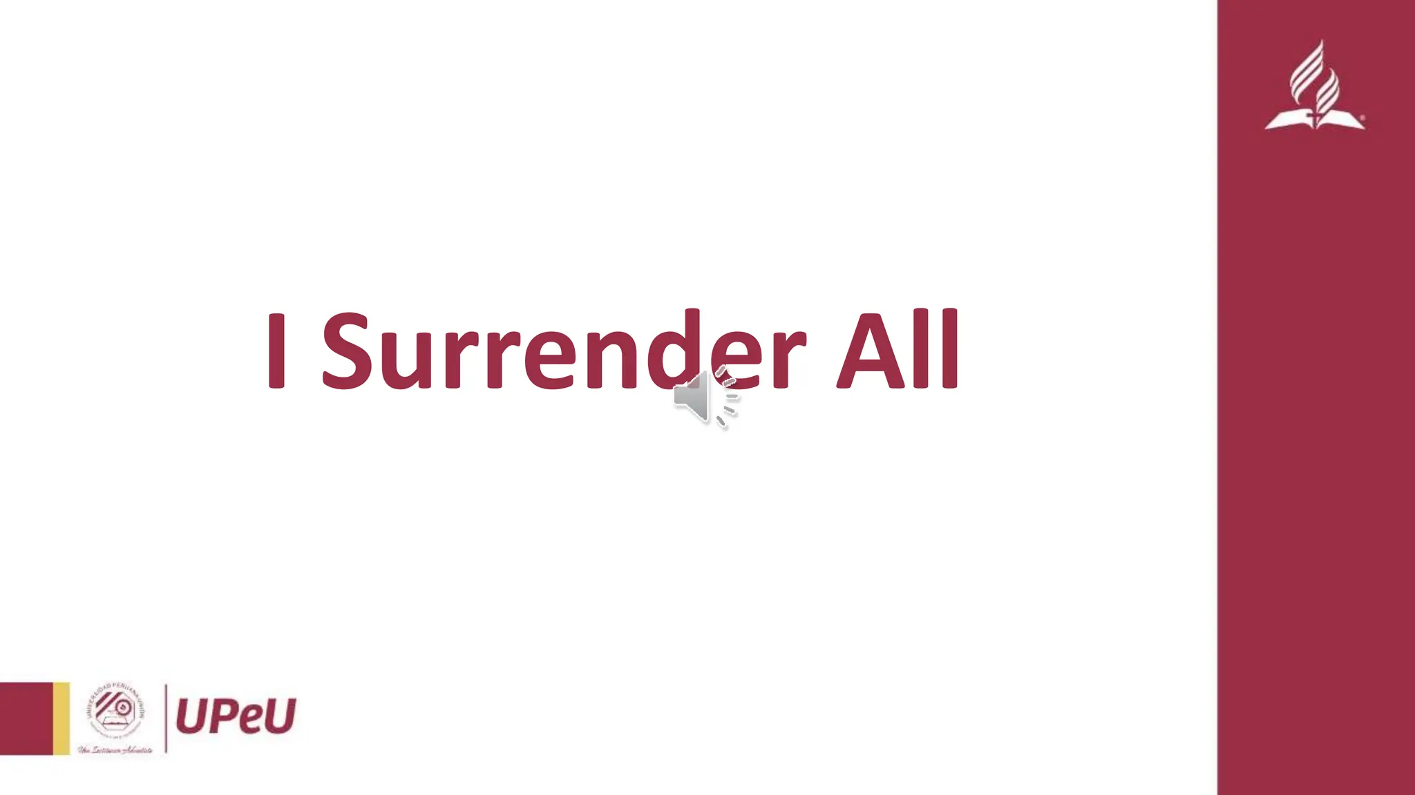I Surrender All, all to Jesus, I surrender all | PPTX
