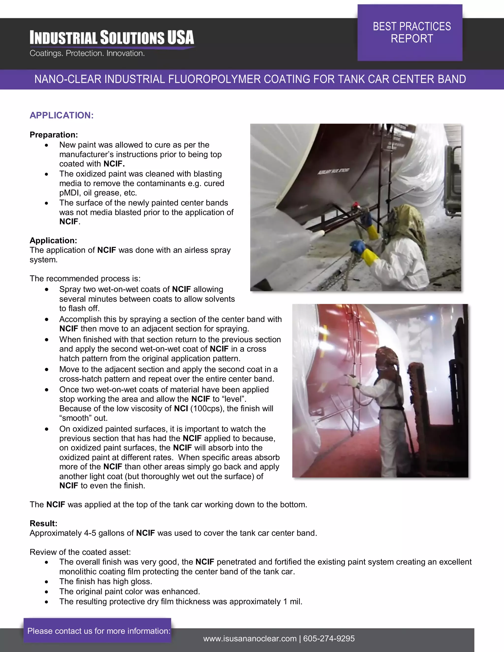 Nano-Clear Fluoropolymer Coating | PDF
