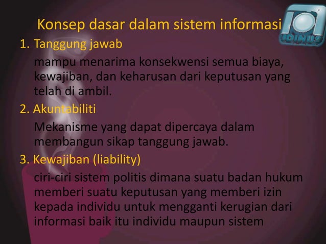 Isu sosial dan etika dalam sistem informasi | PPTX