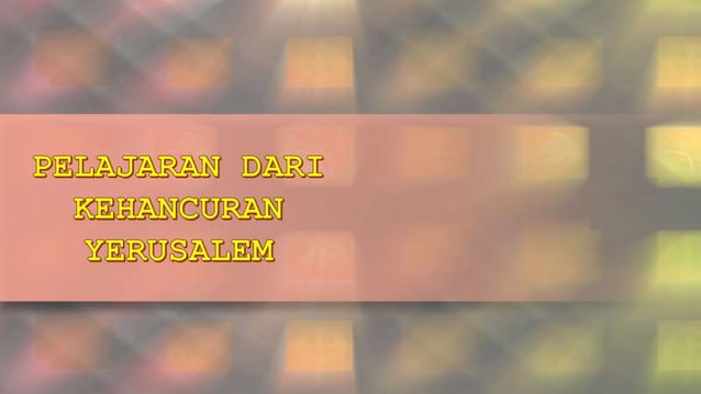 Sekolah Sabat - Triwulan 2 2024 - Pelajaran 2 | PPTX