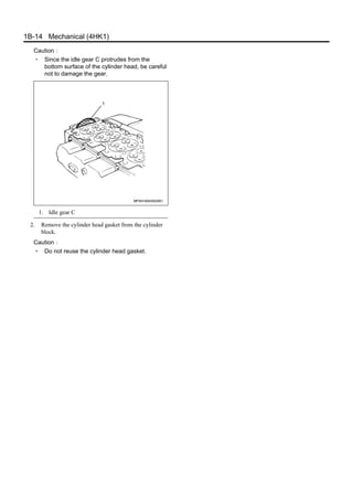 Isuzu 4 hk1 diesel engine service repair manual | PDF