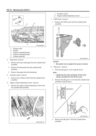 Isuzu 4 hk1 diesel engine service repair manual | PDF
