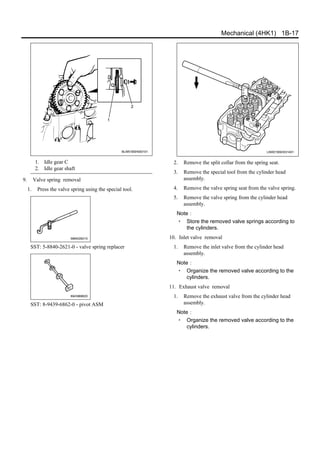 Isuzu 4 hk1 diesel engine service repair manual | PDF