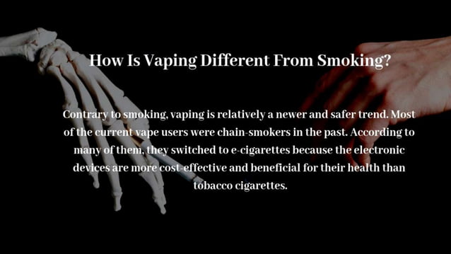 Is Vaping Bad for You | PPTX