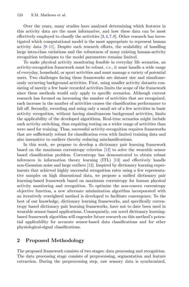 Maximum Correntropy Based Dictionary Learning Framework for Physical Activity Recognition Using ...