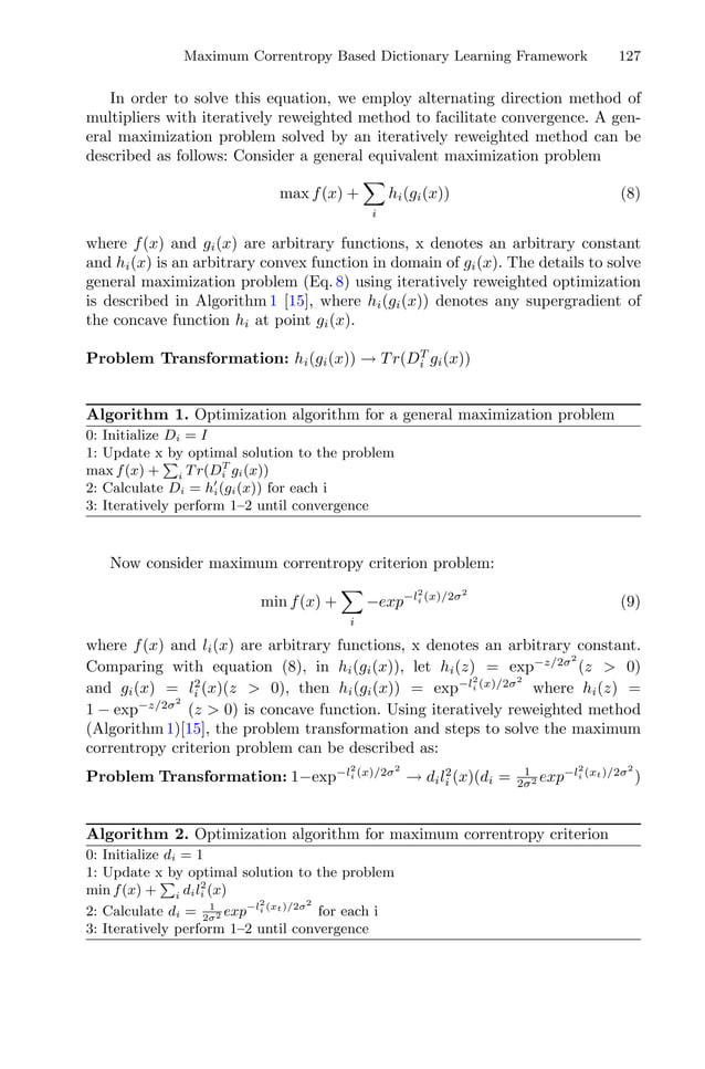 Maximum Correntropy Based Dictionary Learning Framework for Physical Activity Recognition Using ...