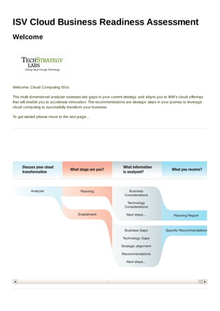Isv cloud business readiness assessment | PDF