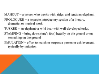 Iswaran the storyteller | PPTX