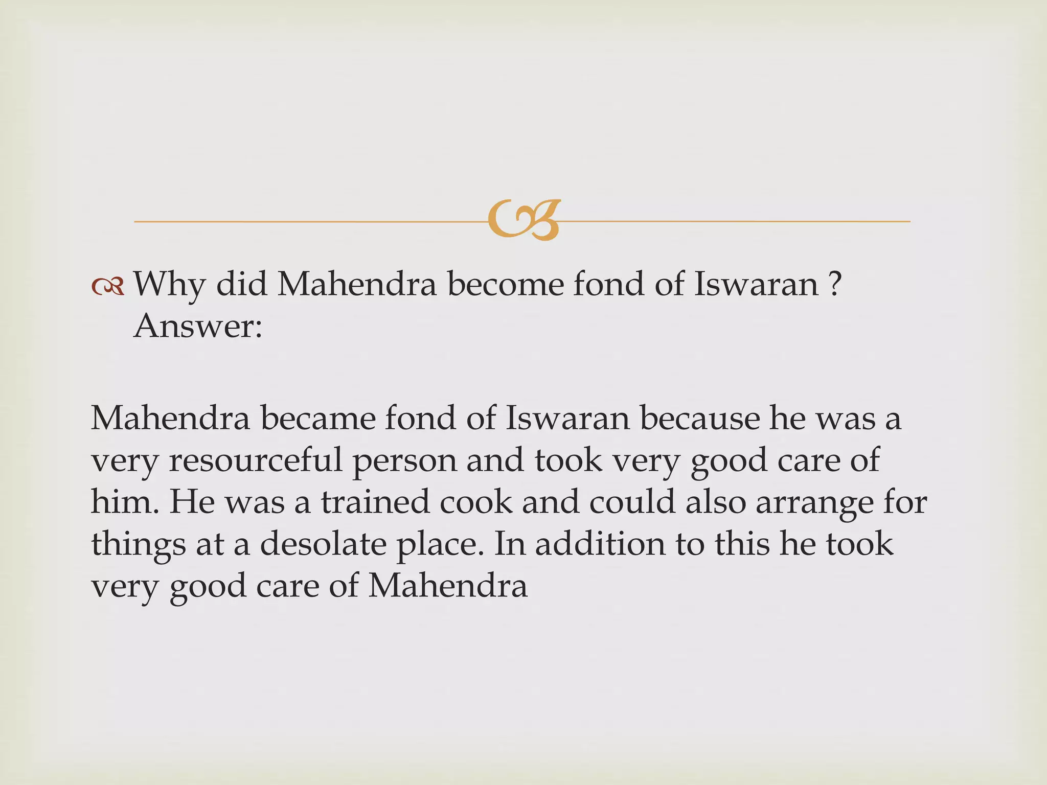 Iswaran the storyteller 2 | PPTX