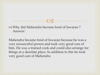 Iswaran the storyteller 2 | PPTX