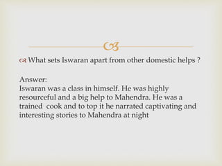 Iswaran the storyteller 2 | PPTX