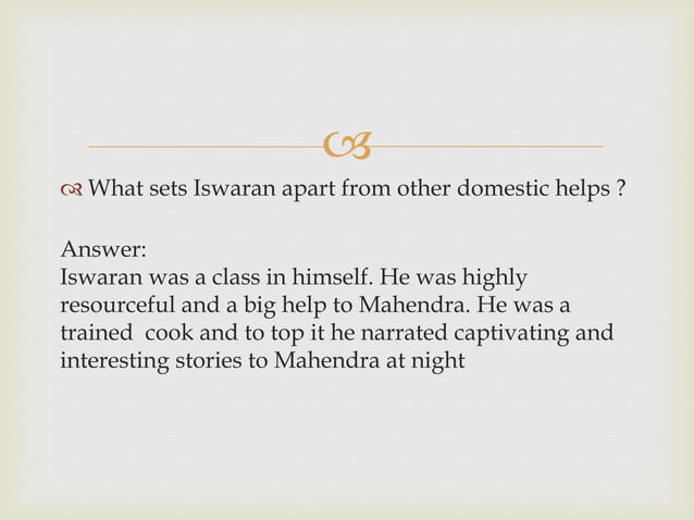 Iswaran the storyteller 2 | PPTX