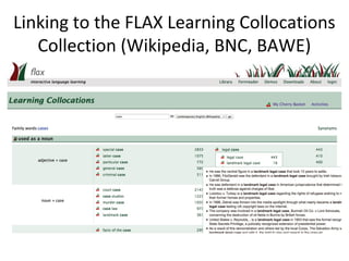 FLAX: Flexible Language Acquisition with Open Data-Driven Learning | PPT