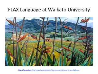 FLAX: Flexible Language Acquisition with Open Data-Driven Learning | PPT