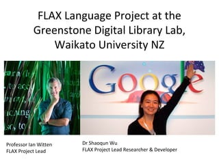 FLAX: Flexible Language Acquisition with Open Data-Driven Learning | PPT