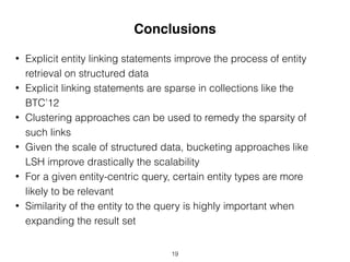 Improving Entity Retrieval on Structured Data | PPT