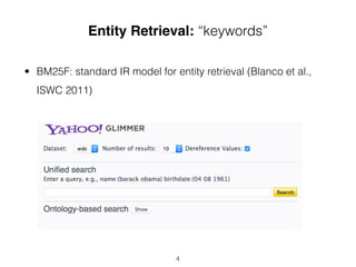 Improving Entity Retrieval on Structured Data | PPT