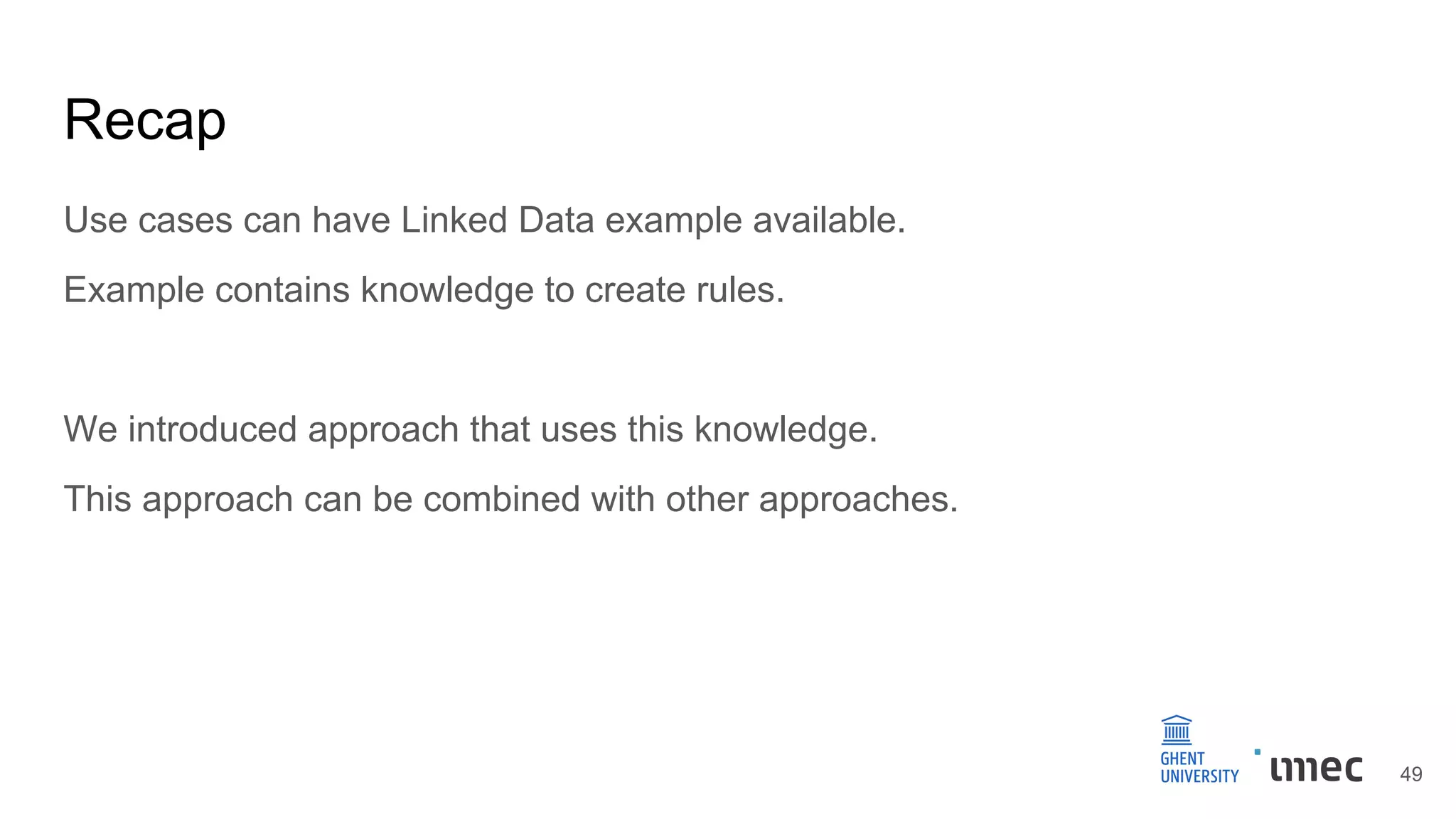 Semi Automatic Example Driven Linked Data Mapping Creation Ppt