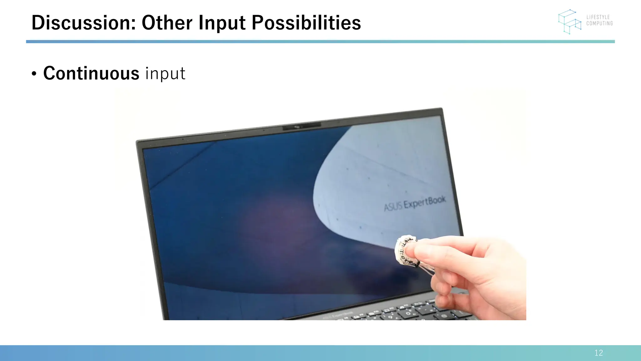TouchLog: Finger Micro Gesture Recognition Using Photo-Reflective Sensors | PPT