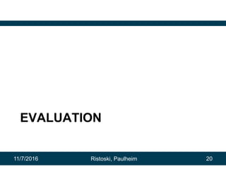 RDF2Vec: RDF Graph Embeddings for Data Mining | PPT