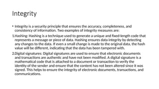 Foundation of the information securiety | PPT