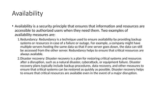 Foundation of the information securiety | PPT