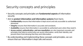 Foundation of the information securiety | PPT