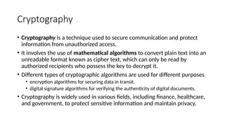 Foundation of the information securiety | PPT