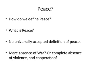 Is World Becoming Peacefuuuuuuuuuul.pptx