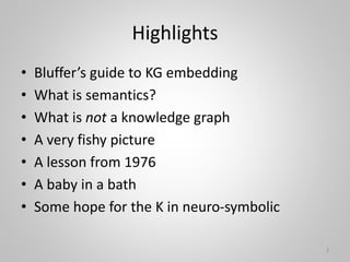 The K in "neuro-symbolic" stands for "knowledge" | PPTX