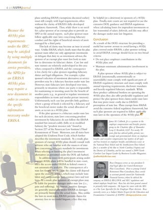 Is Your 403(b) Plan Covered by ERISA, Must it Be—and Does it Matter? | PDF