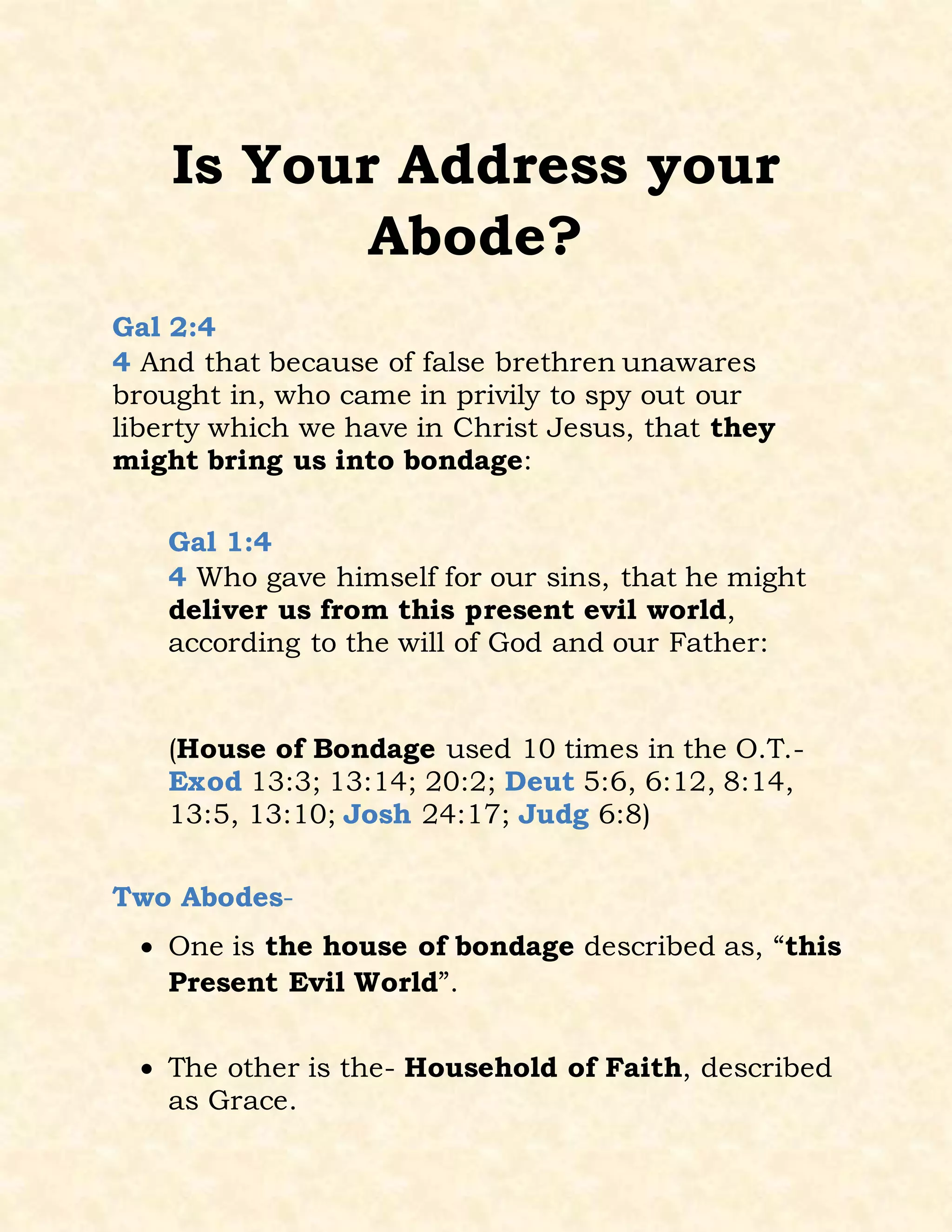 Is Your Address your Abode? | DOCX