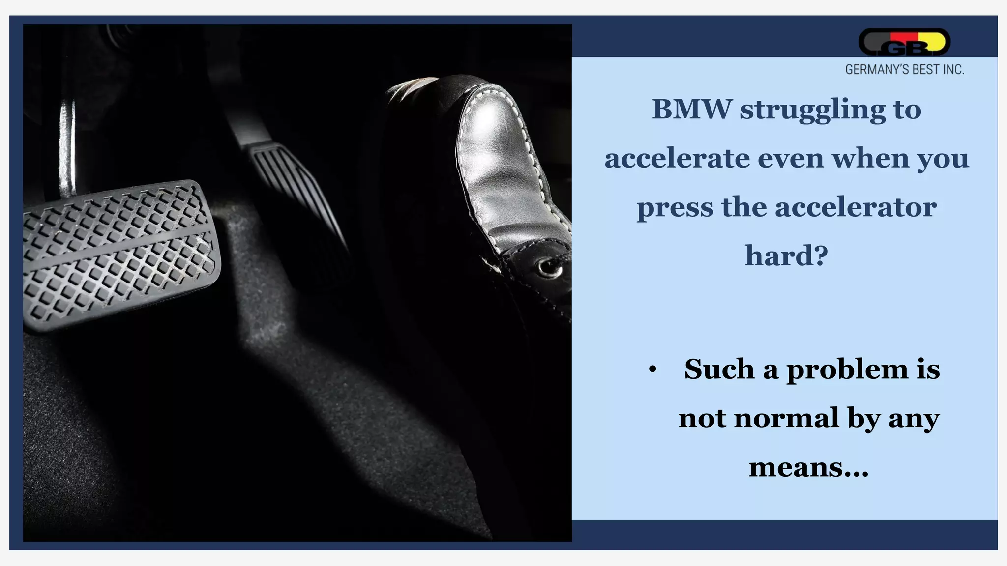 Is Your BMW Jerking On Acceleration Check These 5 Parts | PPTX