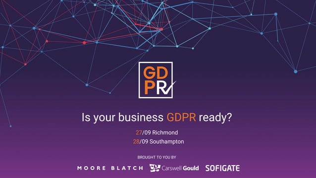 Is your business GDPR ready? | PPT