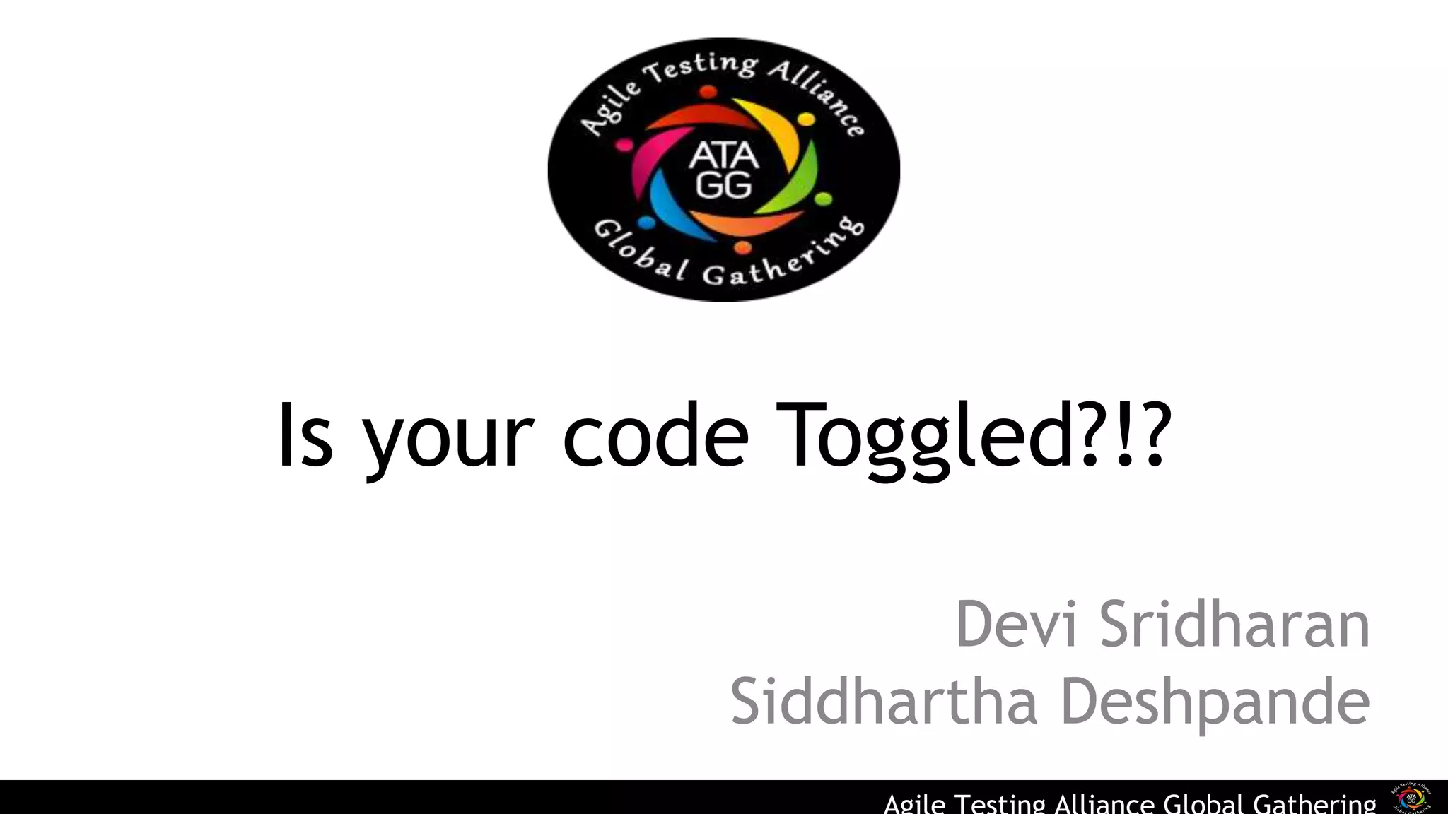 Feature Toggles | PPTX | Web Development | Internet