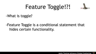 Feature Toggles | PPTX | Web Development | Internet