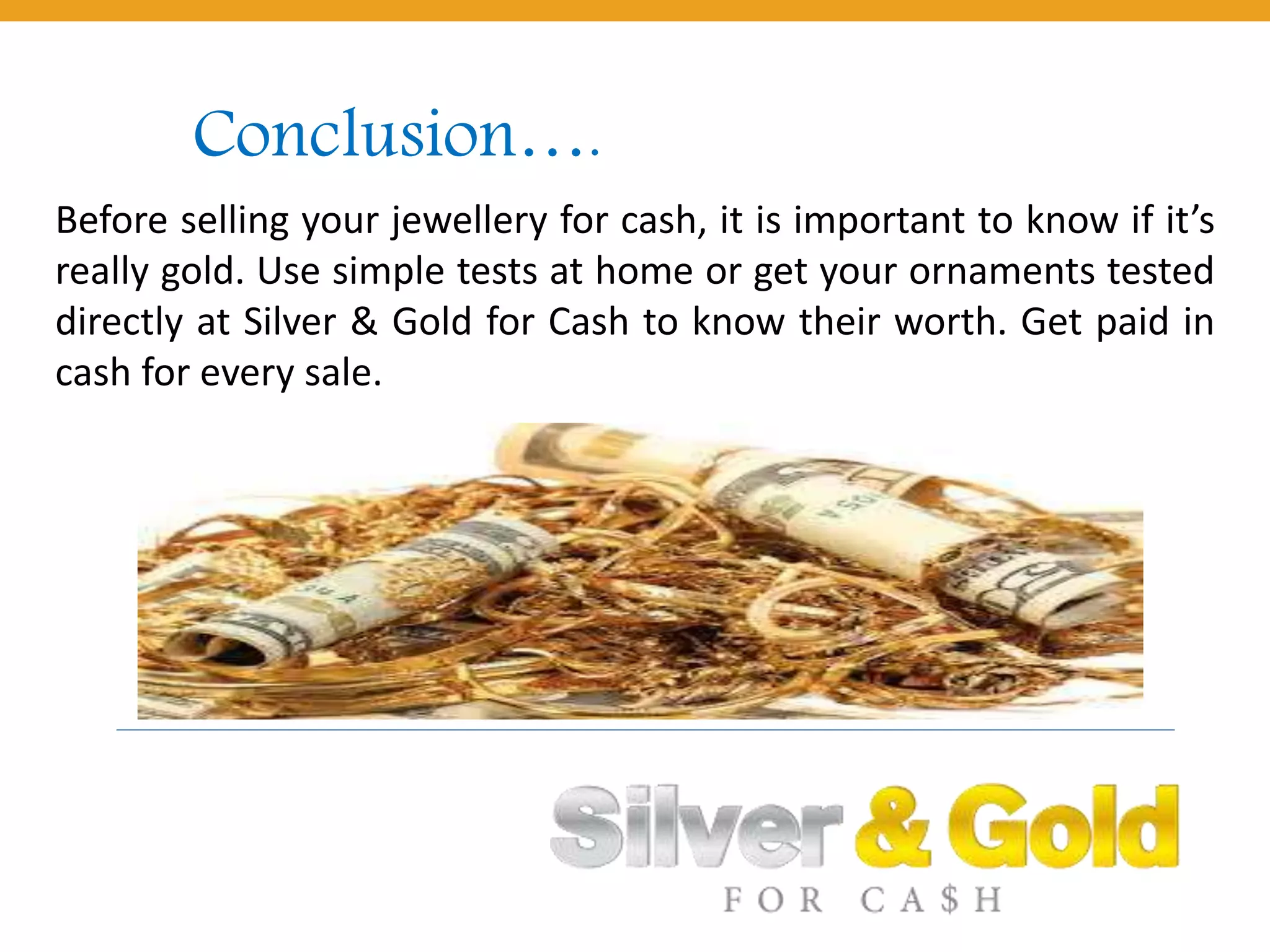 Is Your Gold Jewellery Really Gold? | PPTX