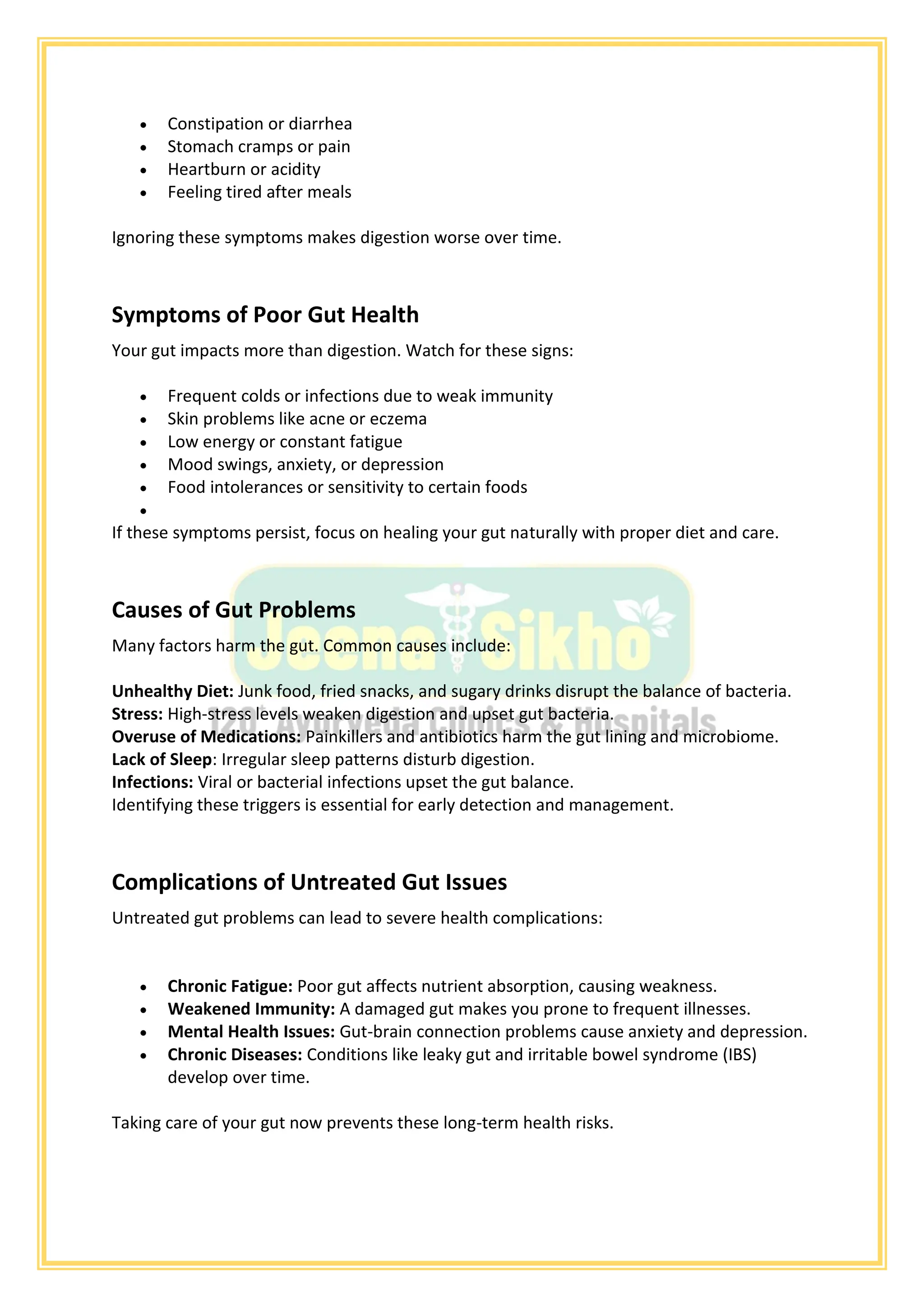Is Your Gut Health Good? 10 Things You Should Know | PDF