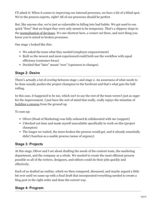 Is Your Process Management System Killing Your Innovation? | PDF