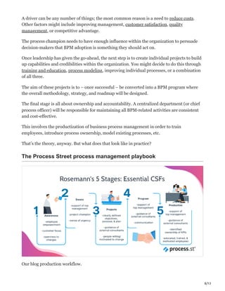Is Your Process Management System Killing Your Innovation? | PDF