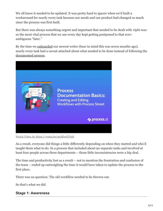 Is Your Process Management System Killing Your Innovation? | PDF