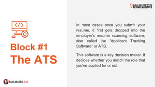 Is your resume magnetic? Rahila Narejo | PPT