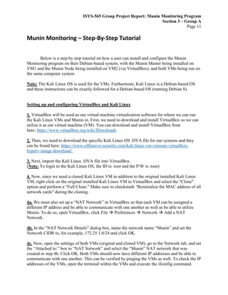 Munin Monitoring Project | PDF