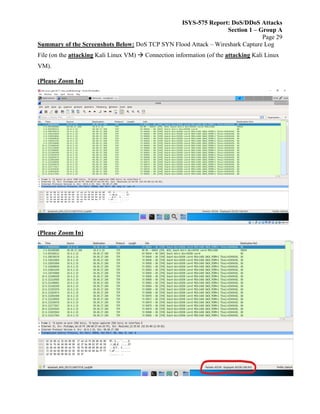 Denial of Service Attack Project | PDF