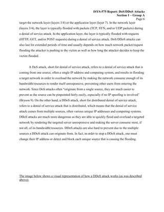 Denial of Service Attack Project | PDF
