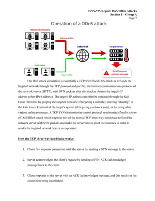 Denial of Service Attack Project | PDF