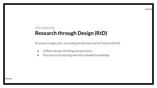 Research through Design in HCI | PPT