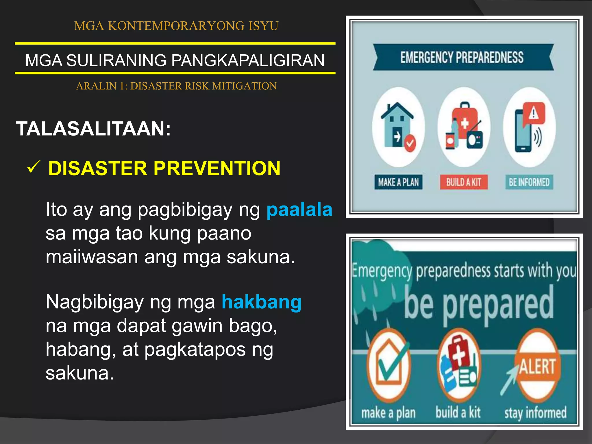 DISASTER RISK MITIGATION - AP 10 | PPTX