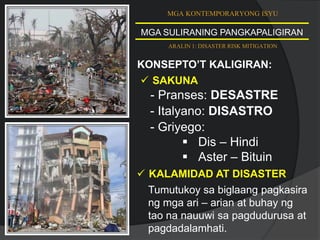 DISASTER RISK MITIGATION - AP 10 | PPTX
